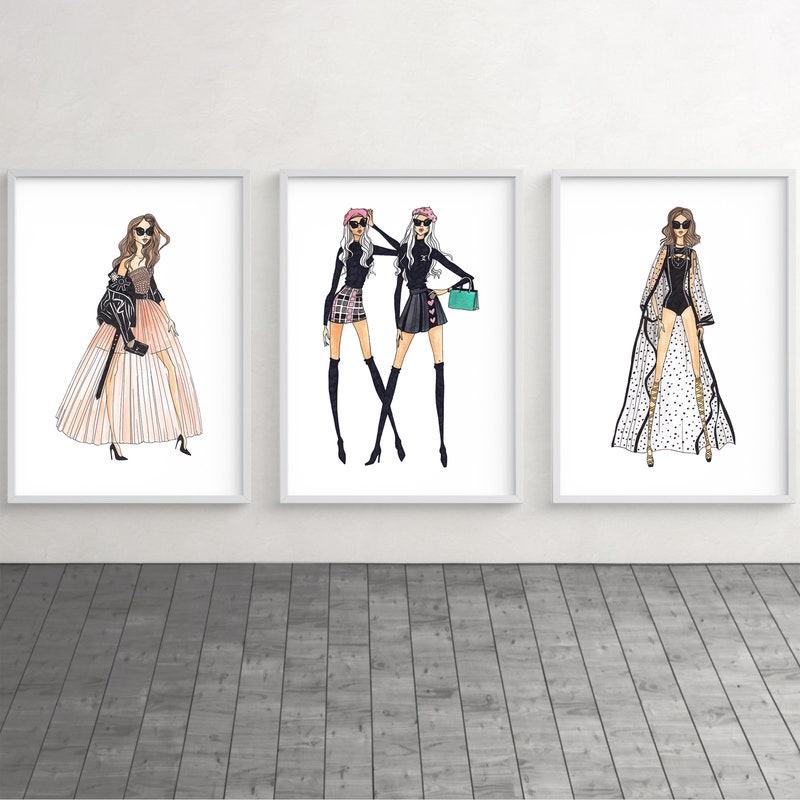 Fashion Wall Art - Etsy