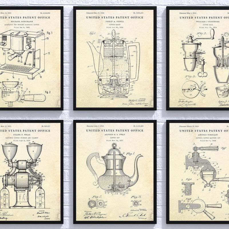 Coffee Types Vintage Art - Etsy UK