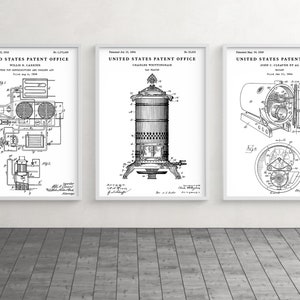 HVAC Tech Gift: Air Conditioner, Gas Heater & Boiler Patent Poster ...
