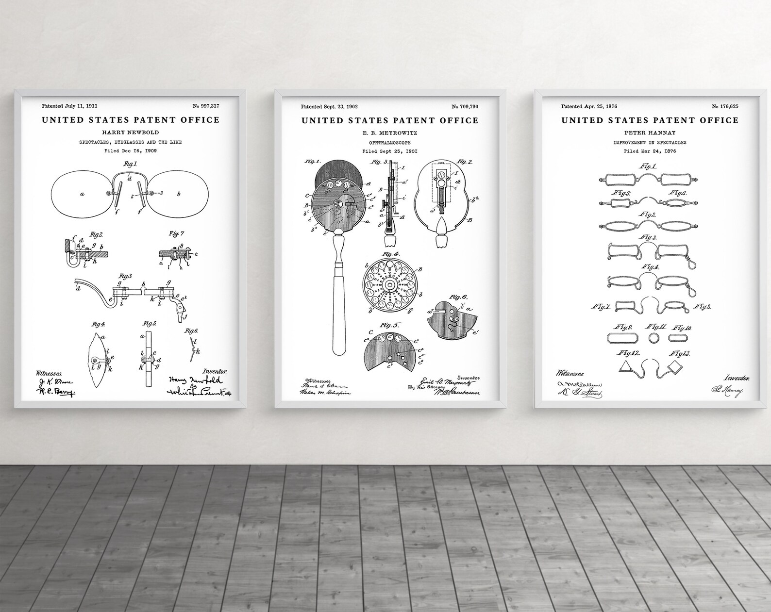 Ophthalmology Patent Wall Art, Blueprint Poster, Optometry, Eye Doctor ...