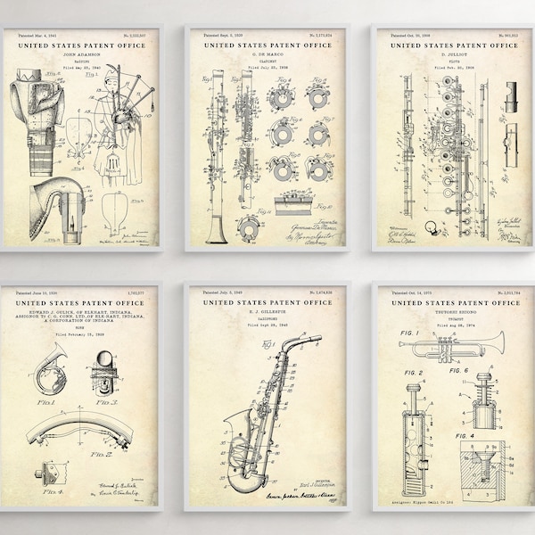 Music Patent - Etsy
