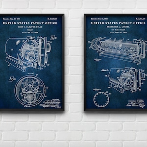 Boiler Patent Prints, Heating Inventions, Engineer Gift, Industrial ...