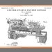Lathe Patent Print 1939, Engineering Gift, Industrial Mechanical Wall ...