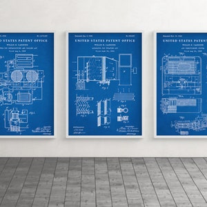 HVAC Tech Gift: Air Conditioner Patent Poster, Vintage Home Decor, Air ...