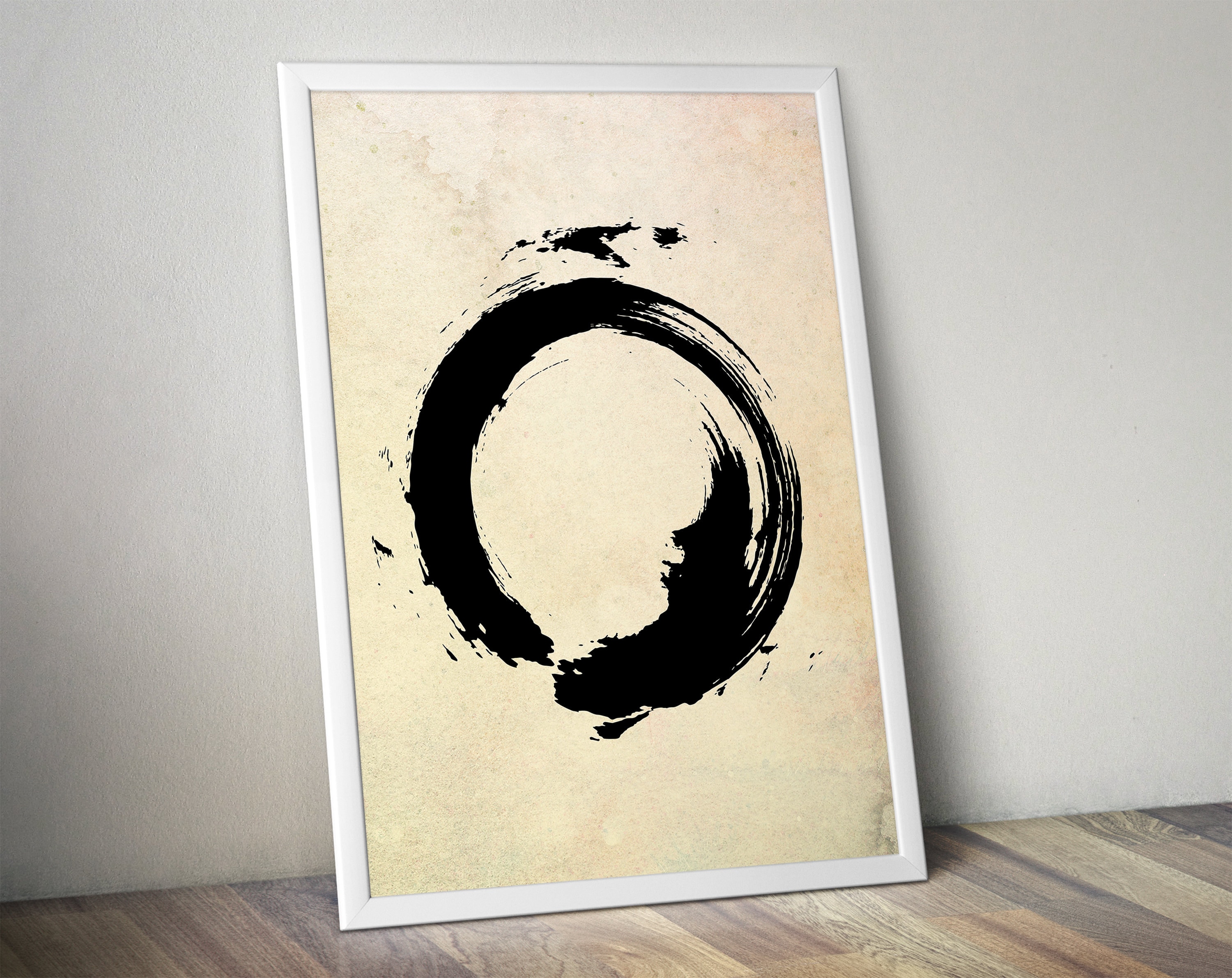Enso Zen Circle, Buddhism Wall Art, Buddhist Gift, Buddha Print ...