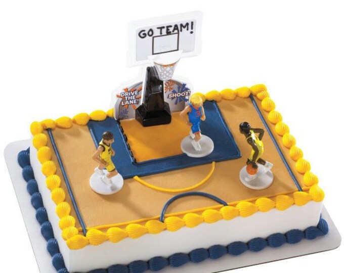 Basketball All Net Cake Decorating Kit Topper Party Supplies | Etsy