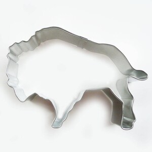 Metal 4 Buffalo Tin Plated Steel Cookie Cutter Bison Western Cowboy ...