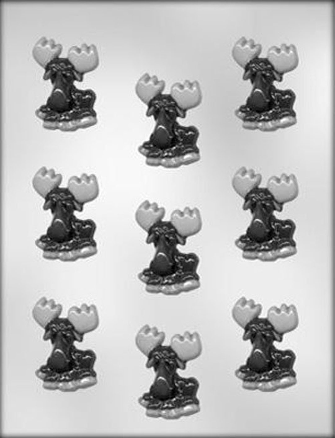 2 Moose Chocolate Candy Mold Woods Soap Wild Animal - Etsy