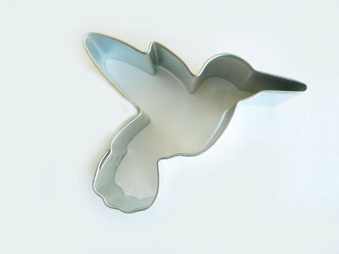 3 Hummingbird Cookie Cutter Tin Plated Fondant Garden - Etsy