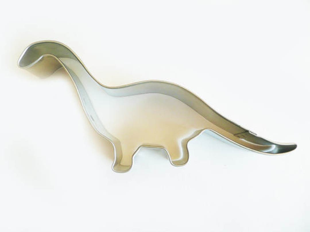Metal 6 Brontosaurus Cookie Cutter Tin Plated Fondant Dinosaur Metal ...