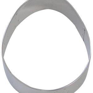 Metal 4 Egg Shape Cookie Cutter Tin Plated Fondant - Etsy
