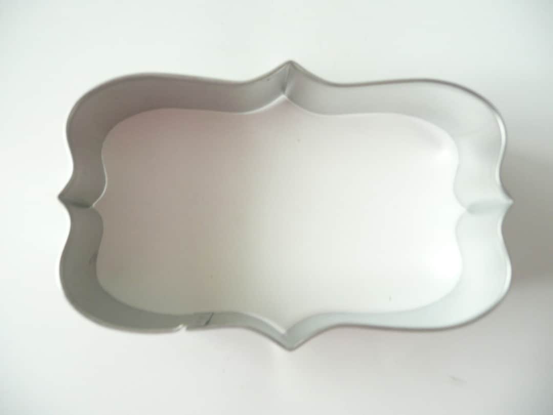 4 Rectangular Plaque Cookie Cutter Stainless Steel Rectangle Shape - Etsy