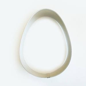 Metal 4 Egg Shape Cookie Cutter Tin Plated Fondant - Etsy