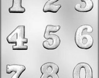 Chocolate Numbers - Etsy