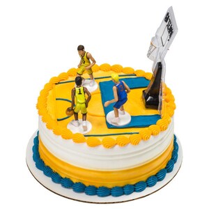 Basketball All Net Cake Decorating Kit Topper Party Supplies Decoration ...