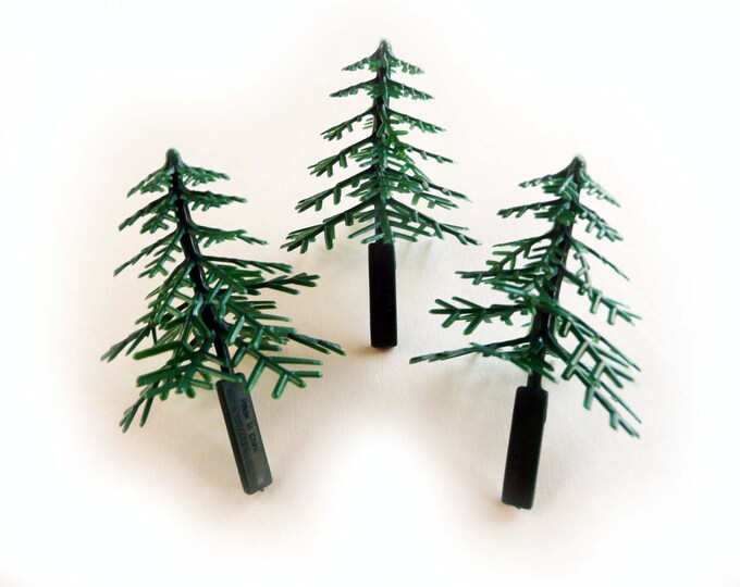 24 Evergreen or Pine Tree 1 Cupcake Picks Cake Topper - Etsy