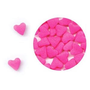 2.6 Oz. Pink Heart Edible Confetti Sprinkles Valentines Cake Cupcake ...