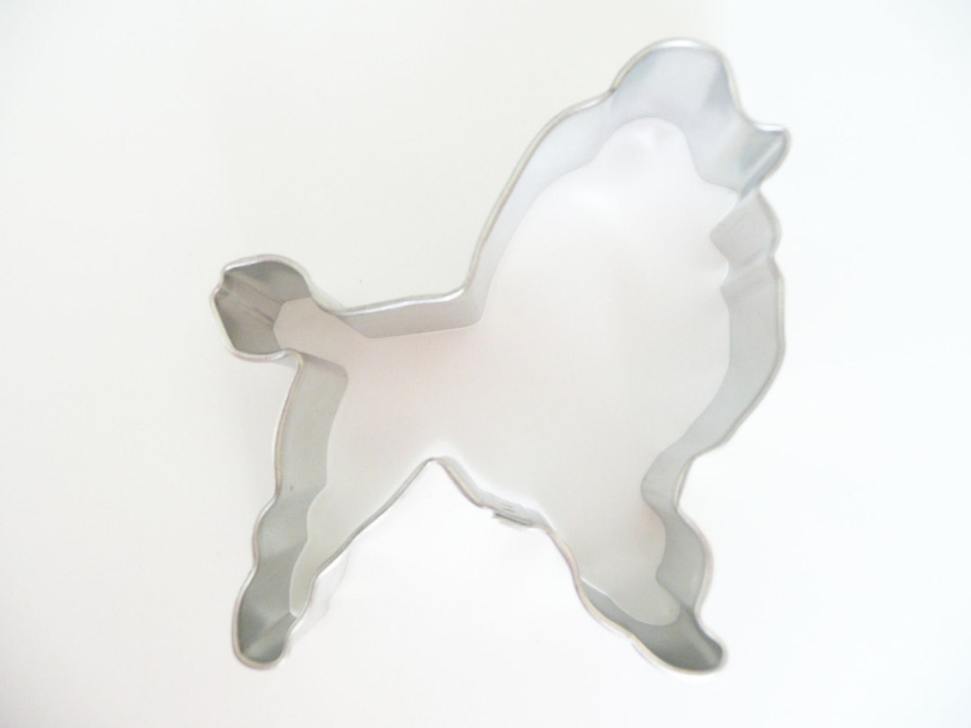 Metal 3 Poodle Cookie Cutter Dog Paris Tin Plated Stainless Steel ...