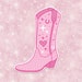 Disco Cowgirl STICKER BUNDLE Cowgirl Boots Pink Cowgirl Western Sticker ...