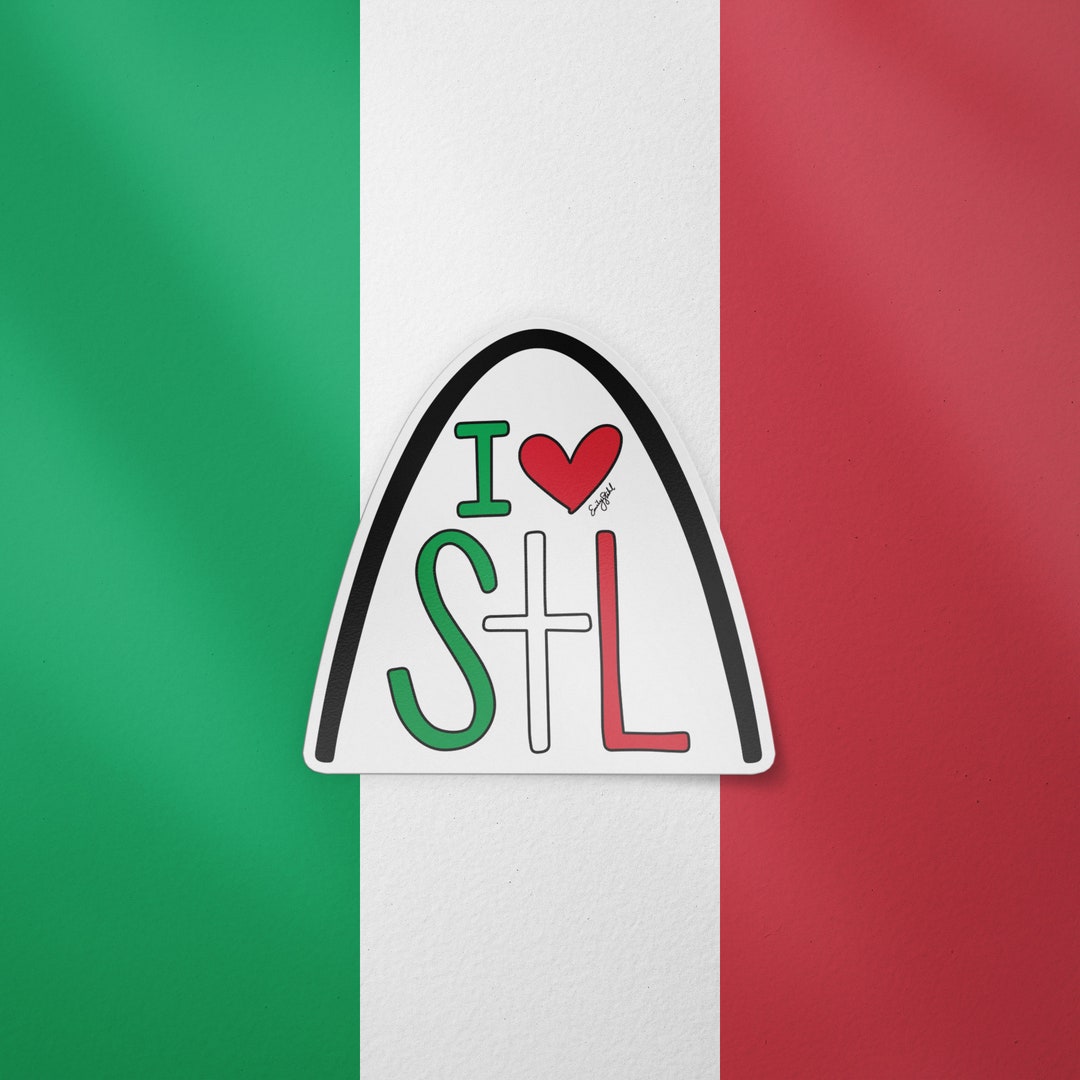 I Love STL Hill Sticker 3 X 2.9 In the Hill Sticker Custom - Etsy