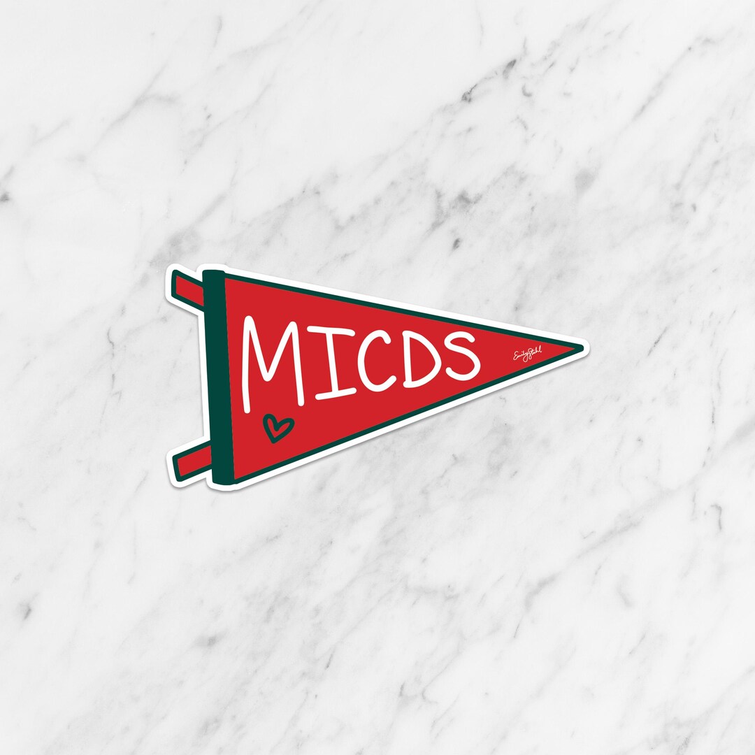 MICDS High School - Pennant Sticker; St. Louis High School Sticker - Etsy