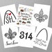 Saint Louis Card Pack 6 Pack Hand Lettered Cards Hand Drawn Cards A6 ...
