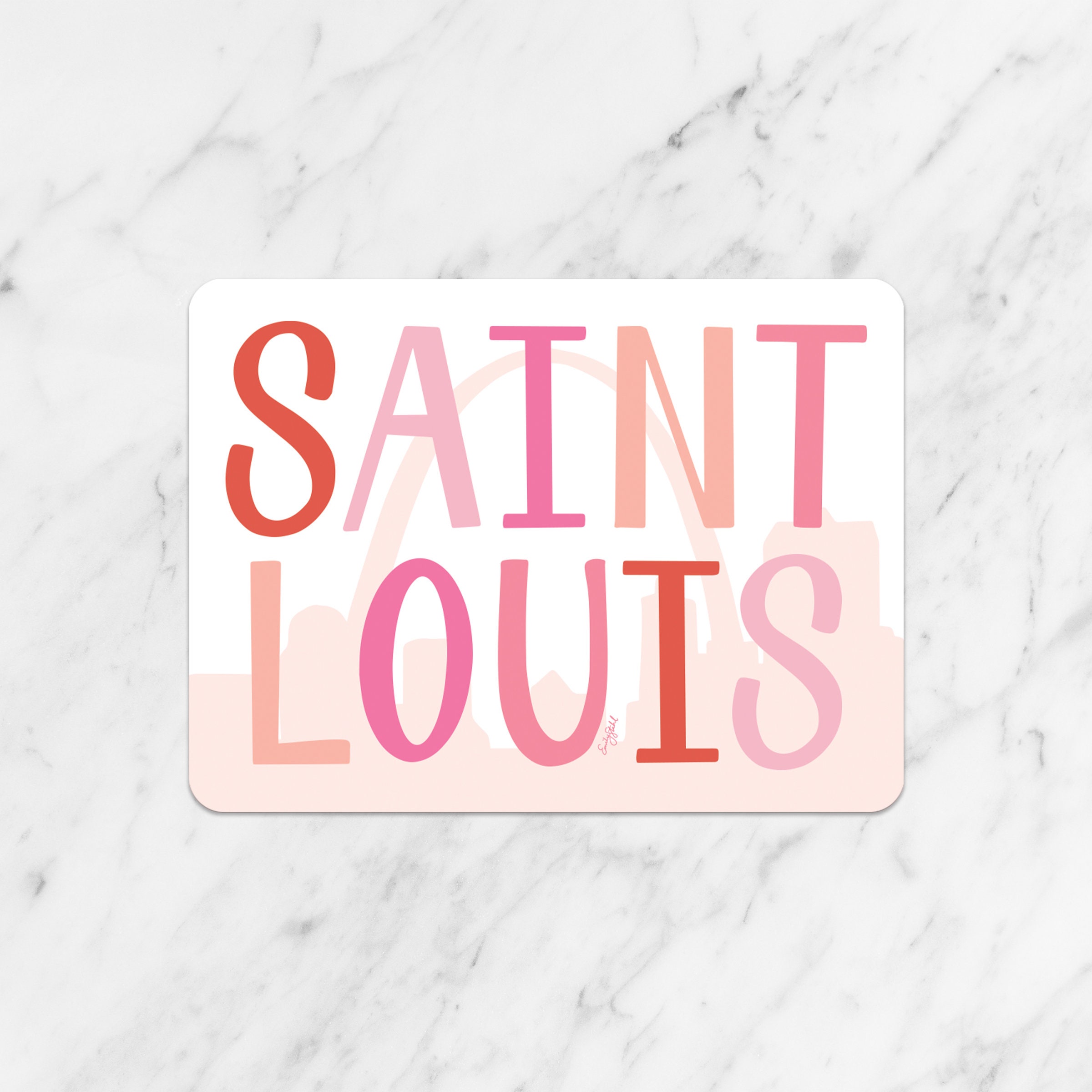 St. Louis Skyline Sticker St. Louis Skyline the Arch Sticker - Etsy