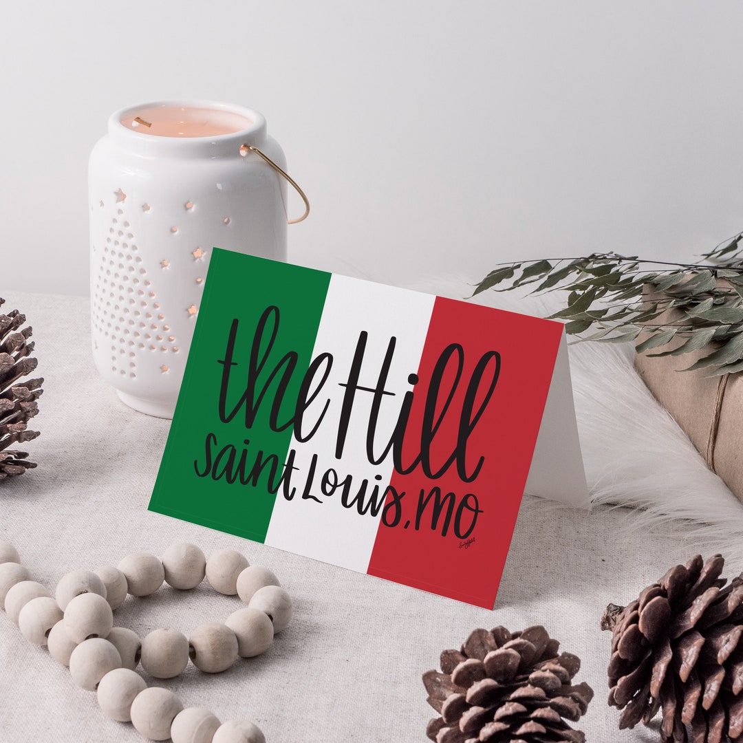 The Hill Card Saint Louis Card STL Card Hand Lettered Card - Etsy