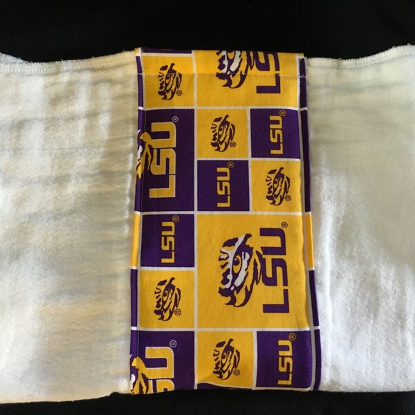 Lsu Burp Cloths - Etsy
