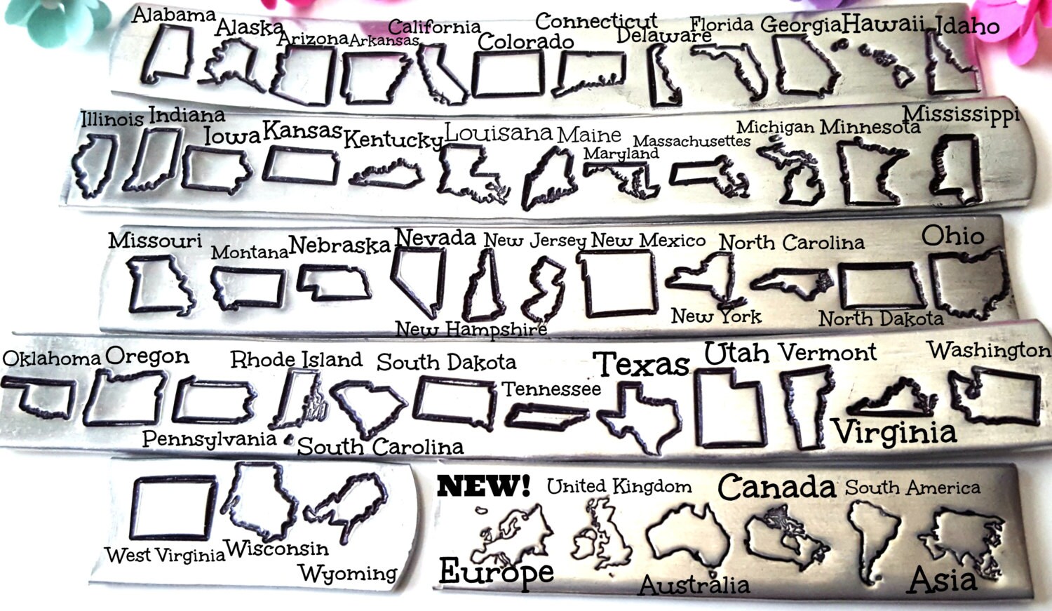 State Keychains Couple Keychains Personalized Date Couple | Etsy