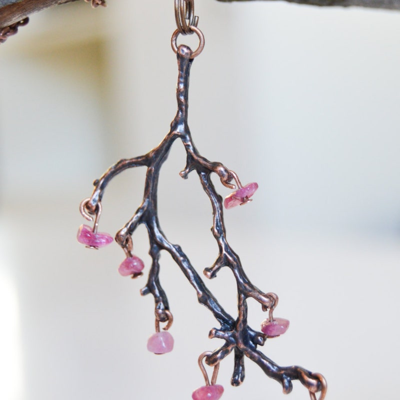 Cherry Tree Necklace - Etsy