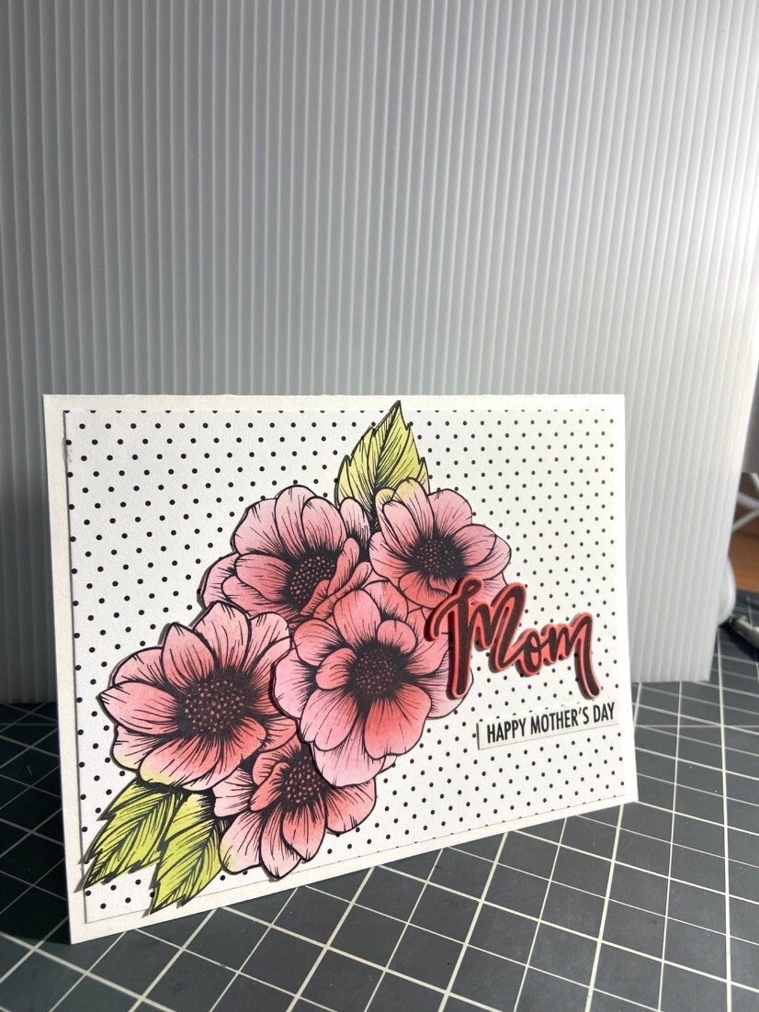 Mother's Day Cards, Mother Day Flower Card, Flower Cards, Handmade ...