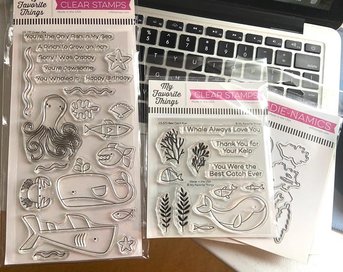 Destash NEW MFT Clear Stamps, Safari Animals Set, Aussie Animals, Ocean ...