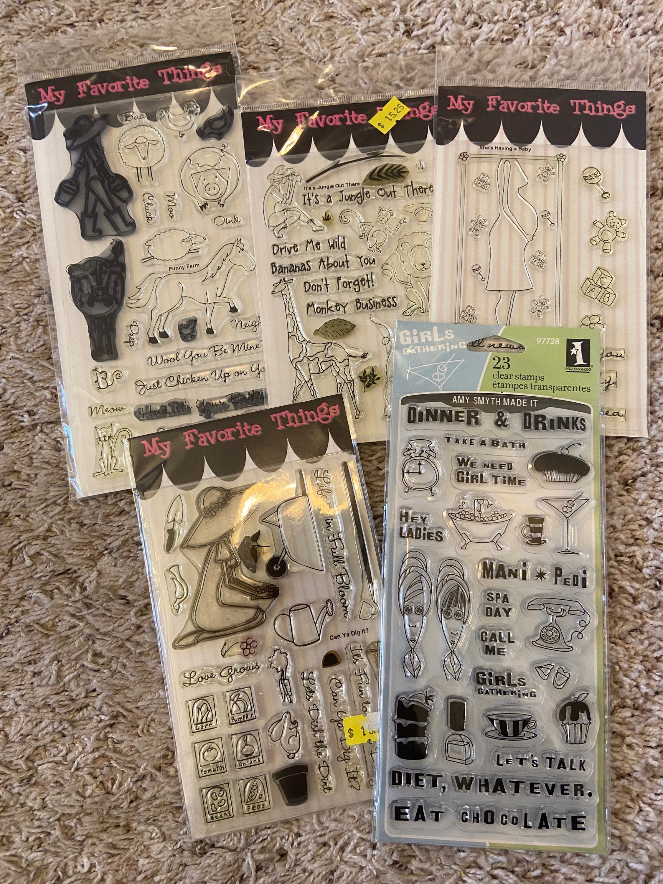 My Favorite Things Stamps Destash MFT Stamps, Gardening, Farmer - Etsy