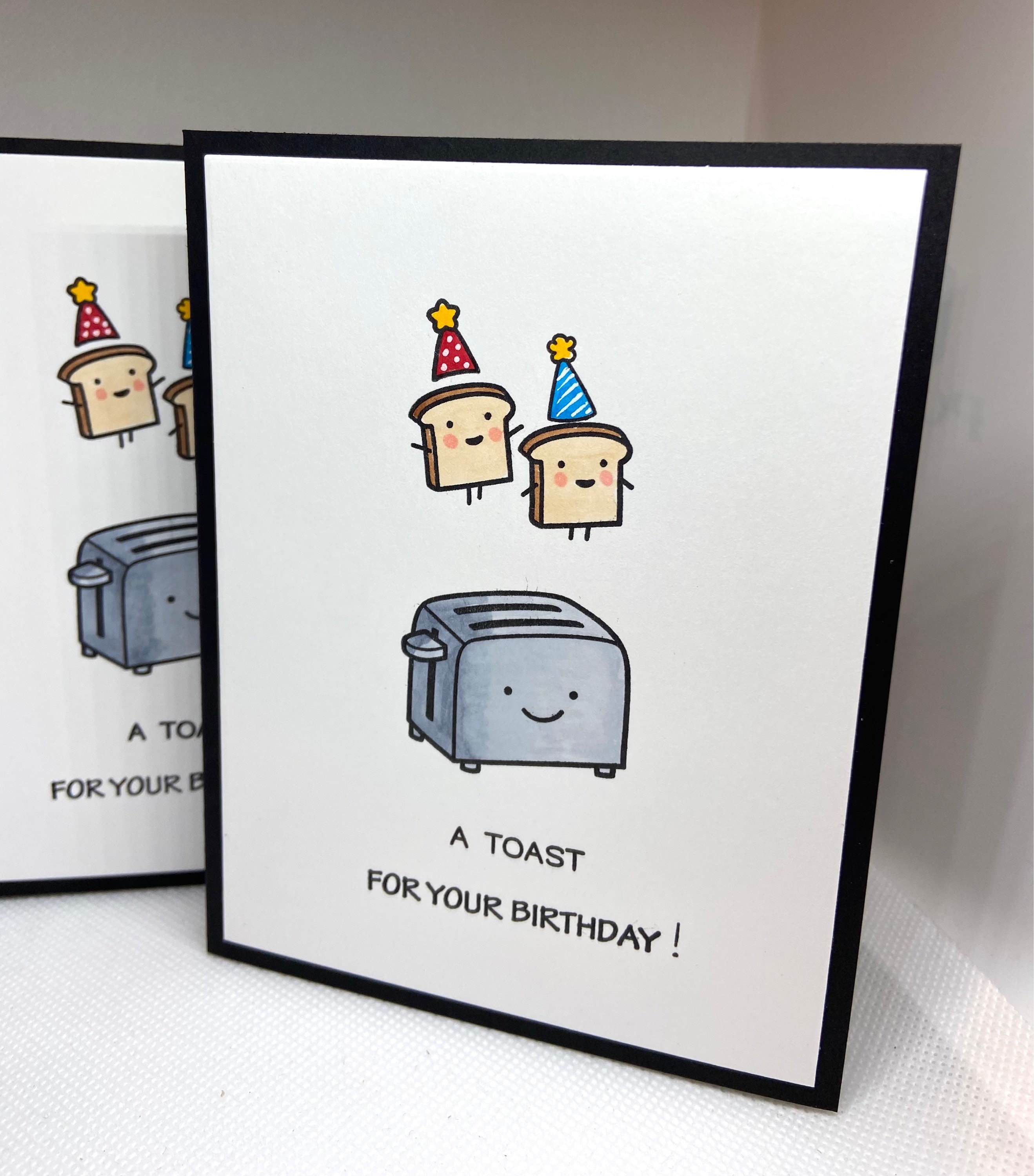 Funny Birthday Card, A Toast for Your Birthday, Birthday Card, Toast ...