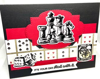 Happy Birthday Chess Card - Etsy