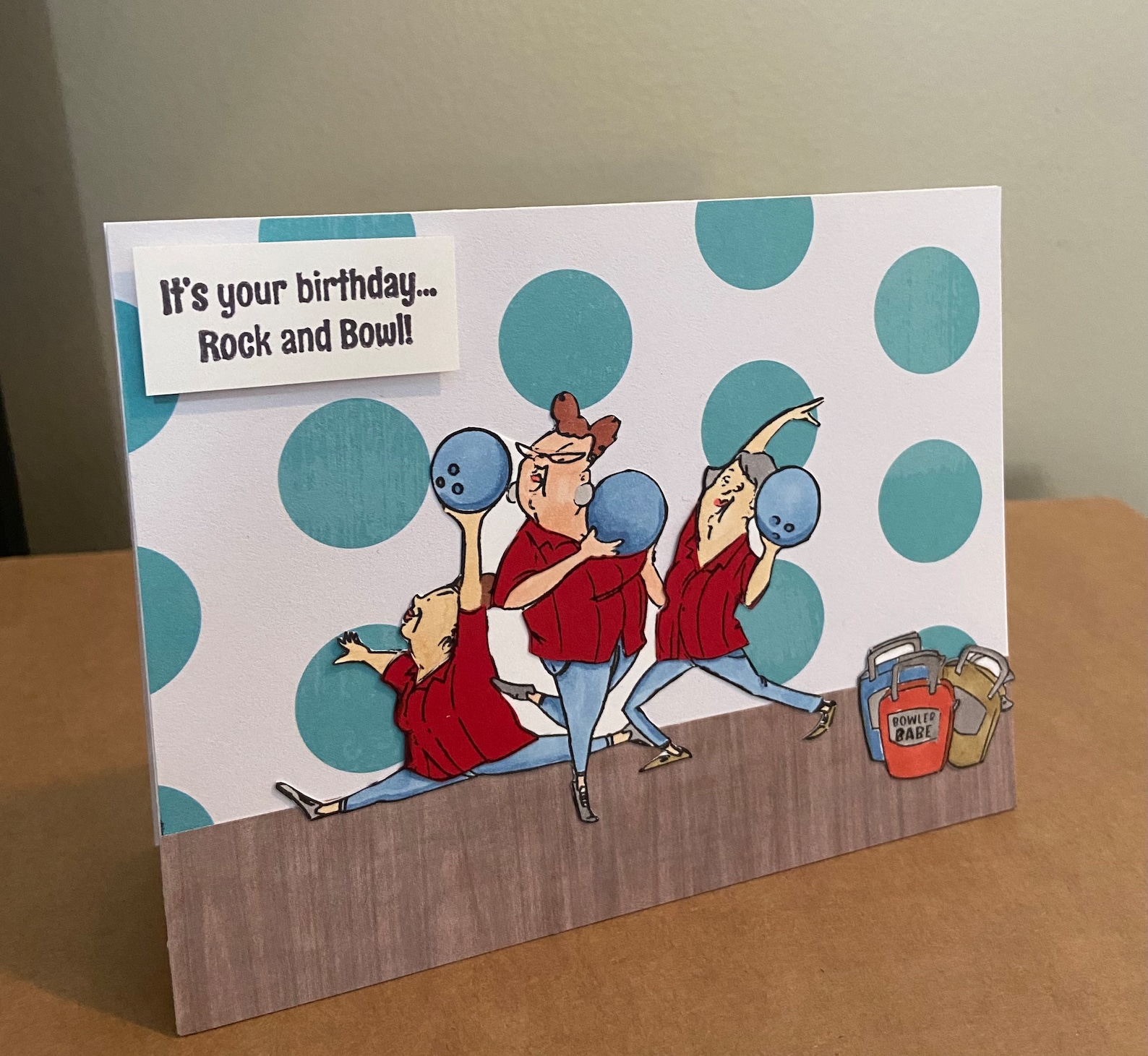 Bowling Birthday Card Bowling Babes Card Bowler Birthday - Etsy
