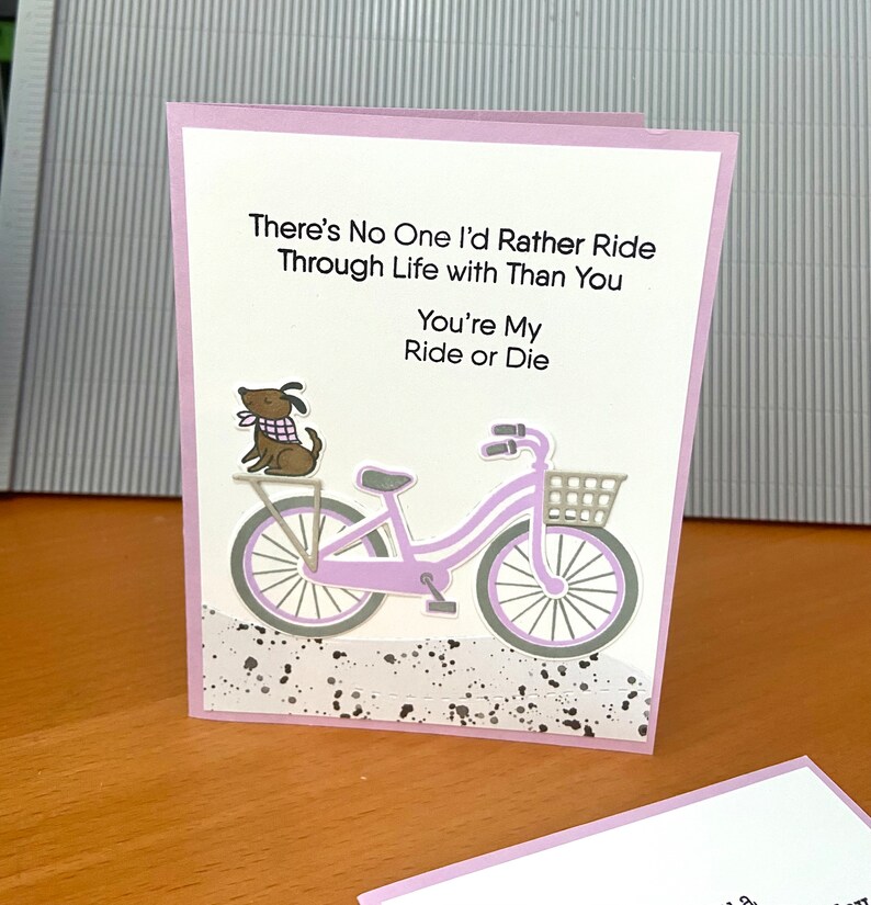 Your My Ride or Die Card, Wishing You a Beautiful Birthday, Bicycle ...