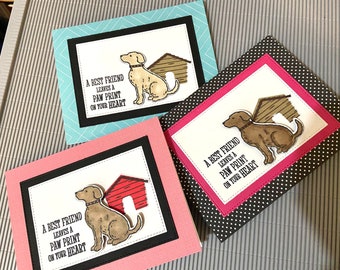 Furry Friend Card - Etsy