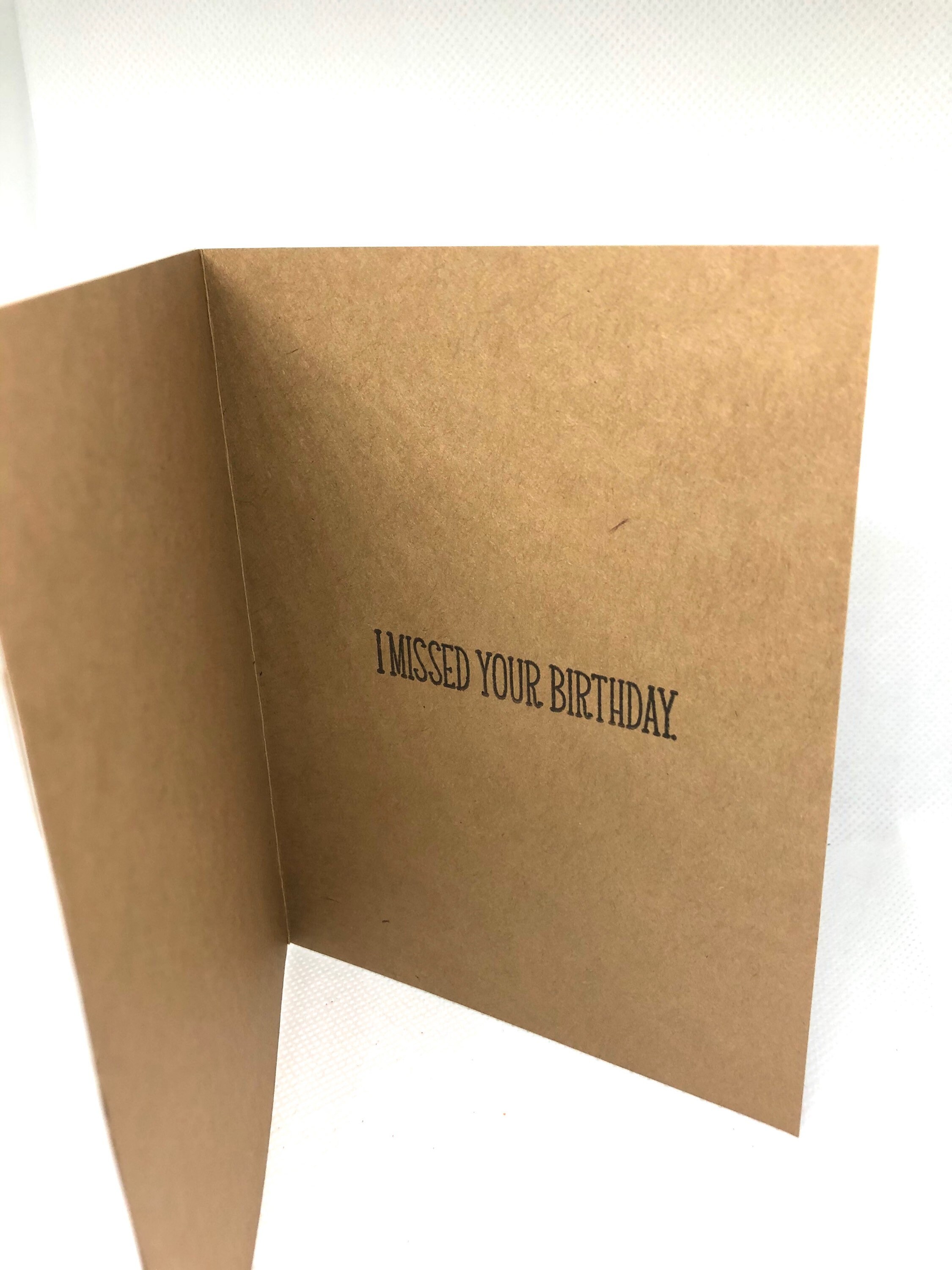 I Missed Your Birthday Card Oh Cluck Forgot Your Birthday - Etsy