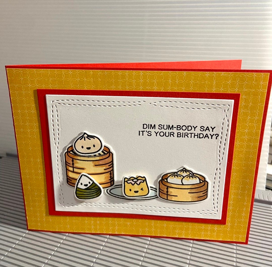 Birthday Card, Dim Sum Body Say It’s Your Birthday, Lunar Birthday ...