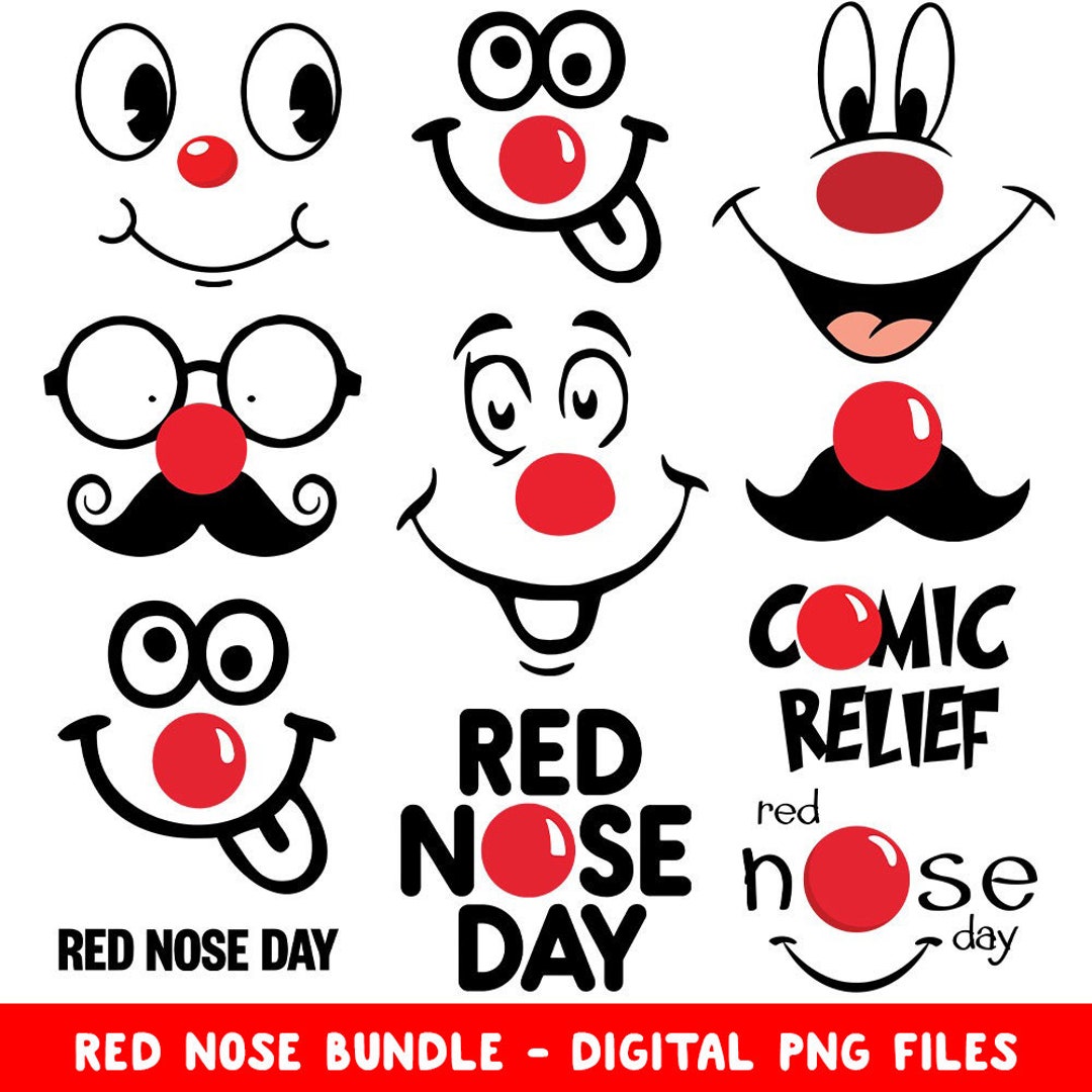 Red Nose Day Png, Red Nose 2024, Decal Red Nose Png, Red Nose Fund ...