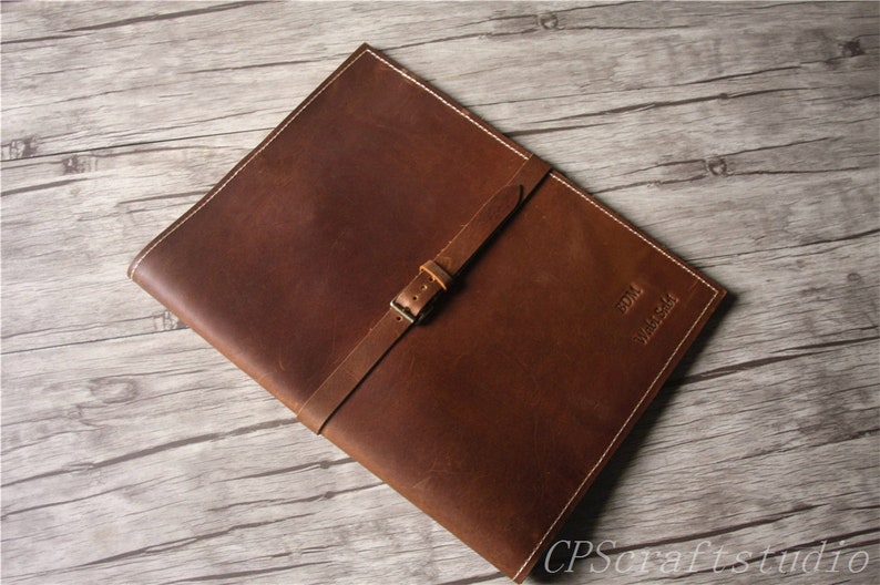 Personalized Leather Portfolio Case Mens Leather Padfolio - Etsy
