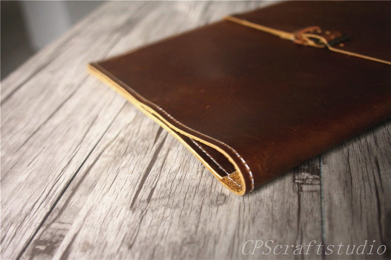 Personalized Leather Portfolio Case, Mens Leather Padfolio, Leather ...