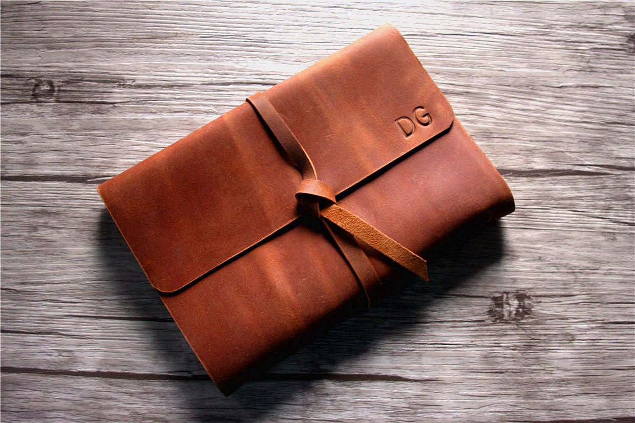 Monogrammed Leather Journal Leather Notebooks Lined A5 - Etsy Canada