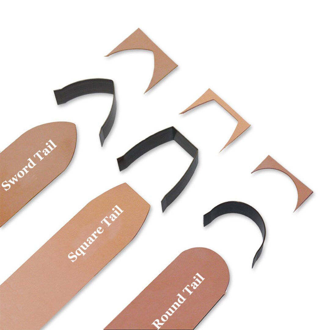 Sword Tail, Square Tail, Round Tail Band Belt Tail Cutter for Leather ...
