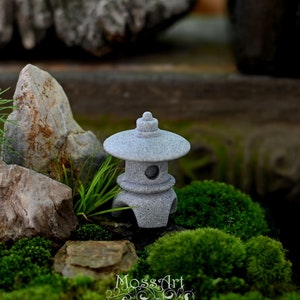 Stone Lanterns: Zen Ornaments for Fairy Garden, Miniature, Micro ...