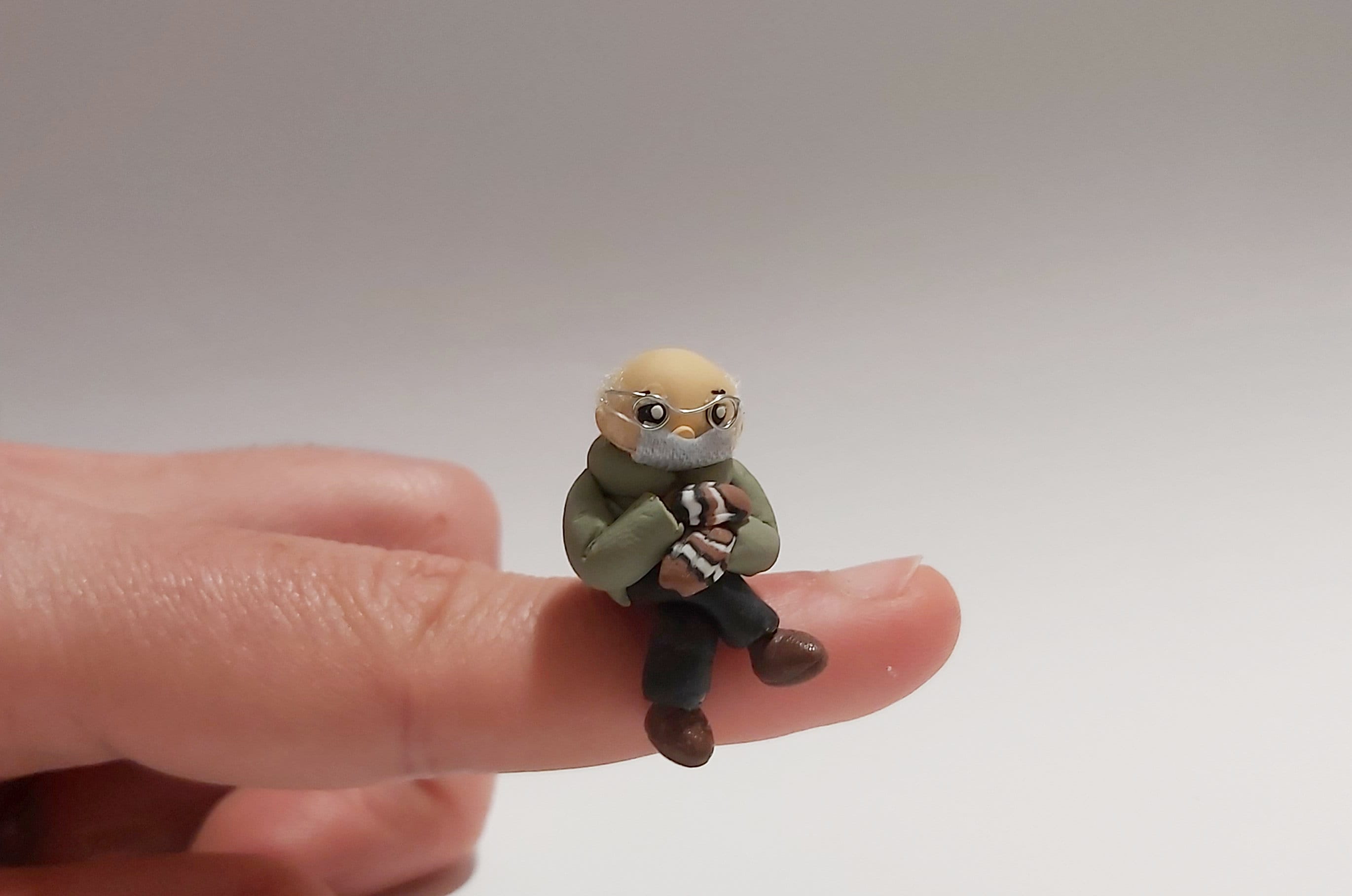 Senator Bernie Sanders Meme Miniature Dollhouse Scale 1:12 / | Etsy