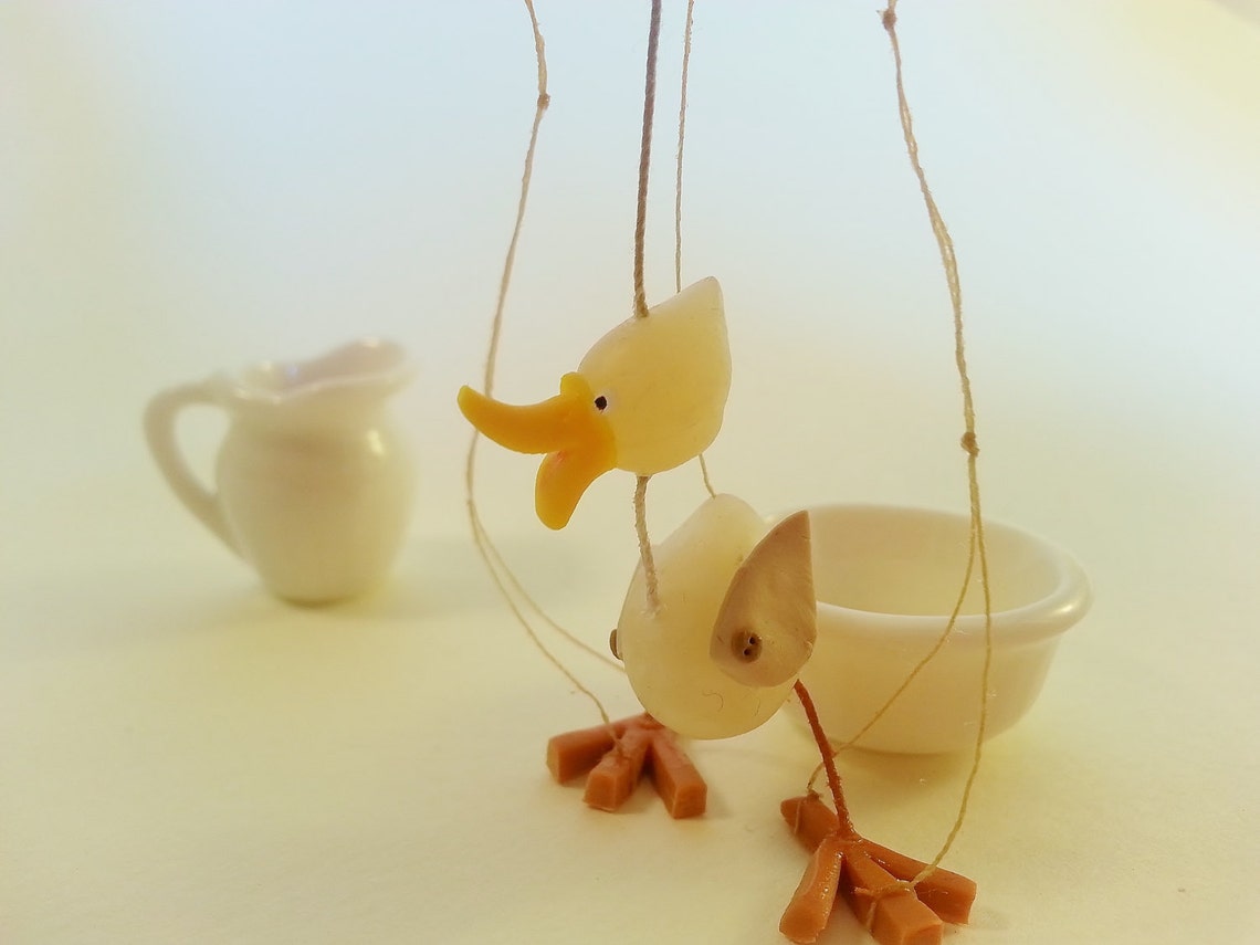 Miniature Dollhouse Toy Puppet 1:12 Scale / Miniature Toy - Etsy