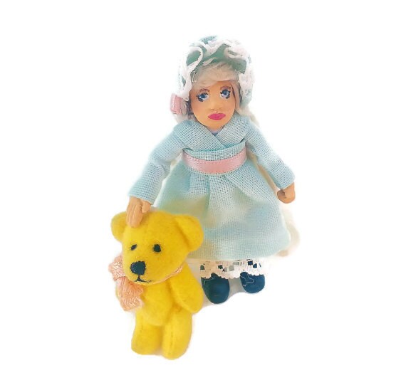 Miniature Toy Doll / Miniature Dollhouse 1:12 Scale Toy / Toys - Etsy